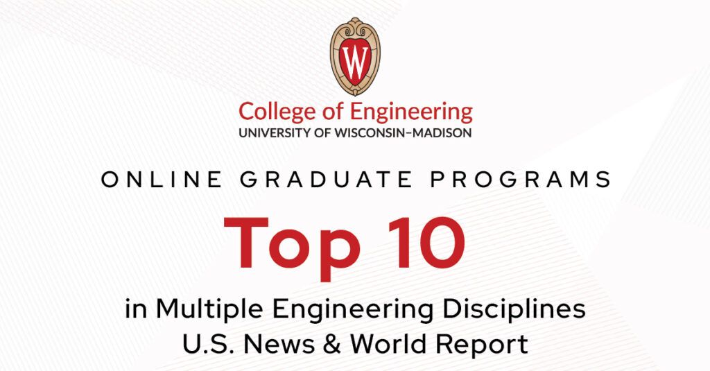 UW–Madison Online Engineering: Strong '26 U.S. News Rankings